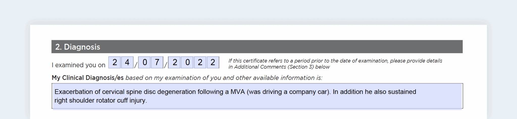 How To Complete The Certificate of Capacity Form