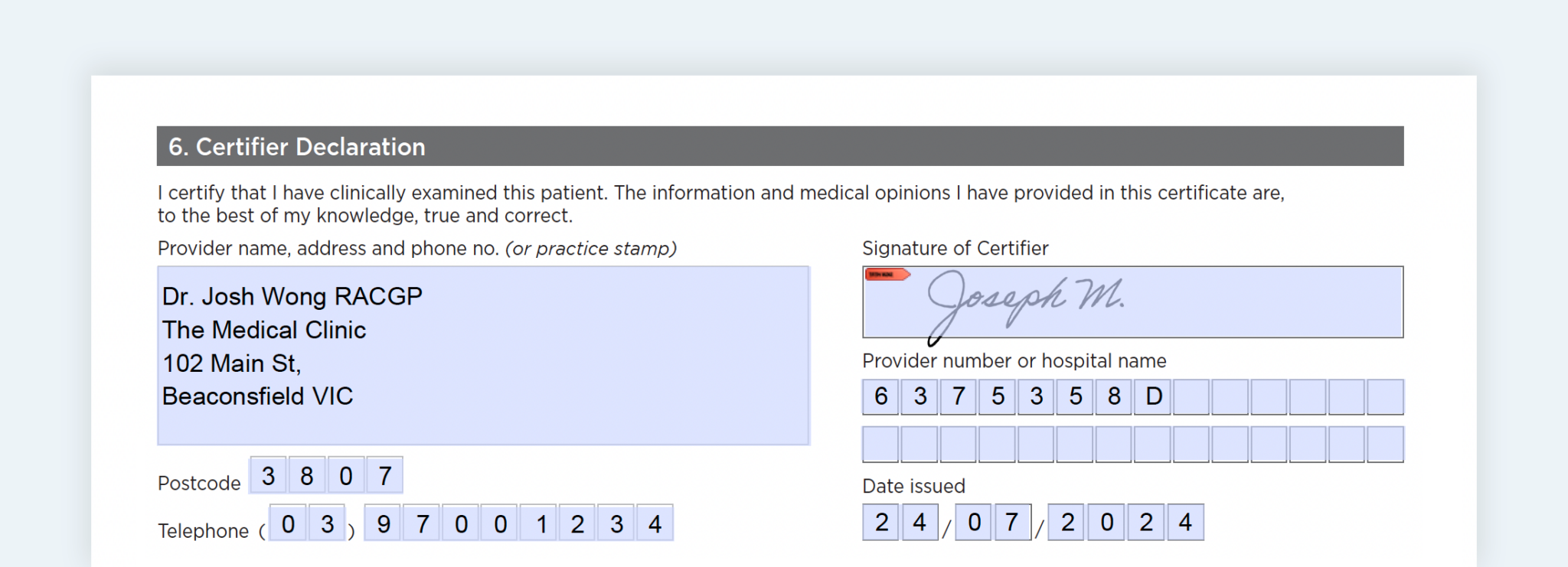 How To Complete The Certificate of Capacity Form